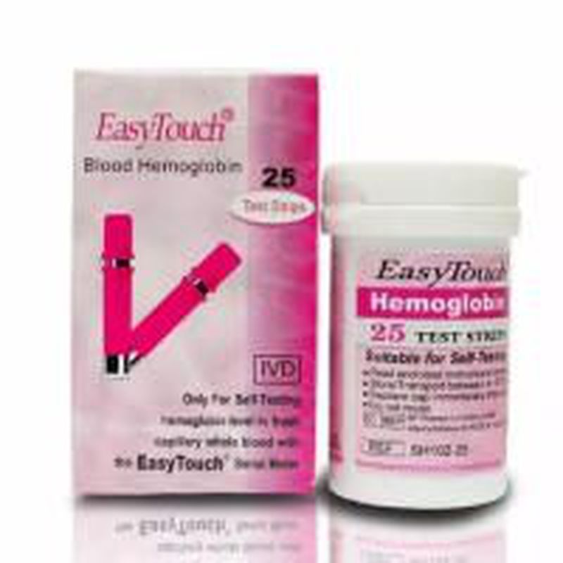 STRIP CEK HEMOGLOBIN (HB) EASY TOUCH ISI 25T