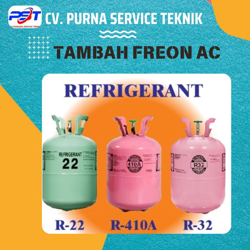 Penambahan Freon AC - R22