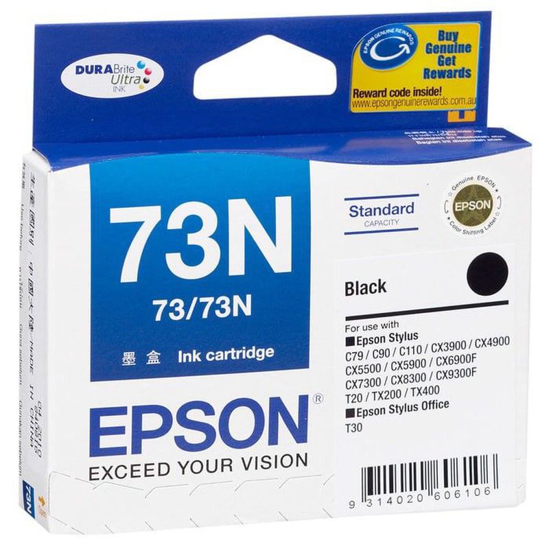 Tinta 73N Black Ink EPSON
