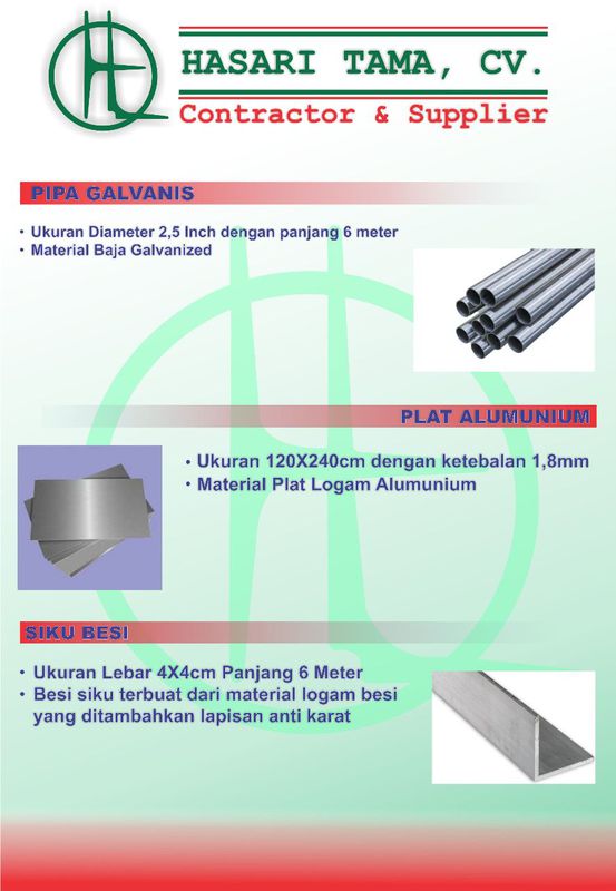 Paket Bahan Pembuat Rambu