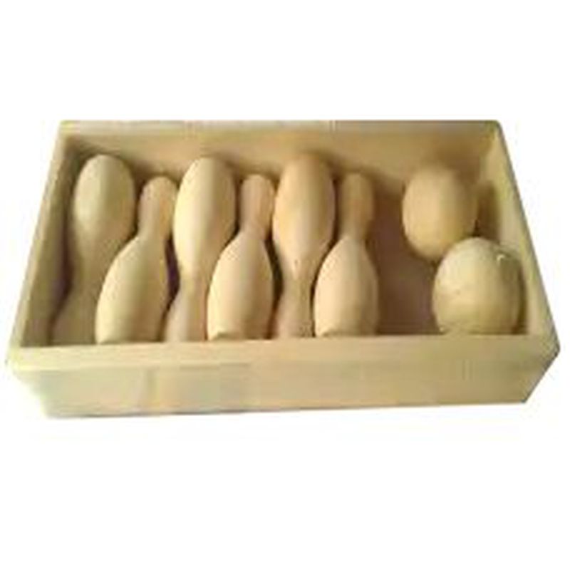 BOWLING KAYU NATURAL