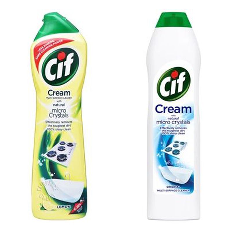 Cif Cream with Natural Micro Crystals 660gr-Pembersih Dapur Serbaguna