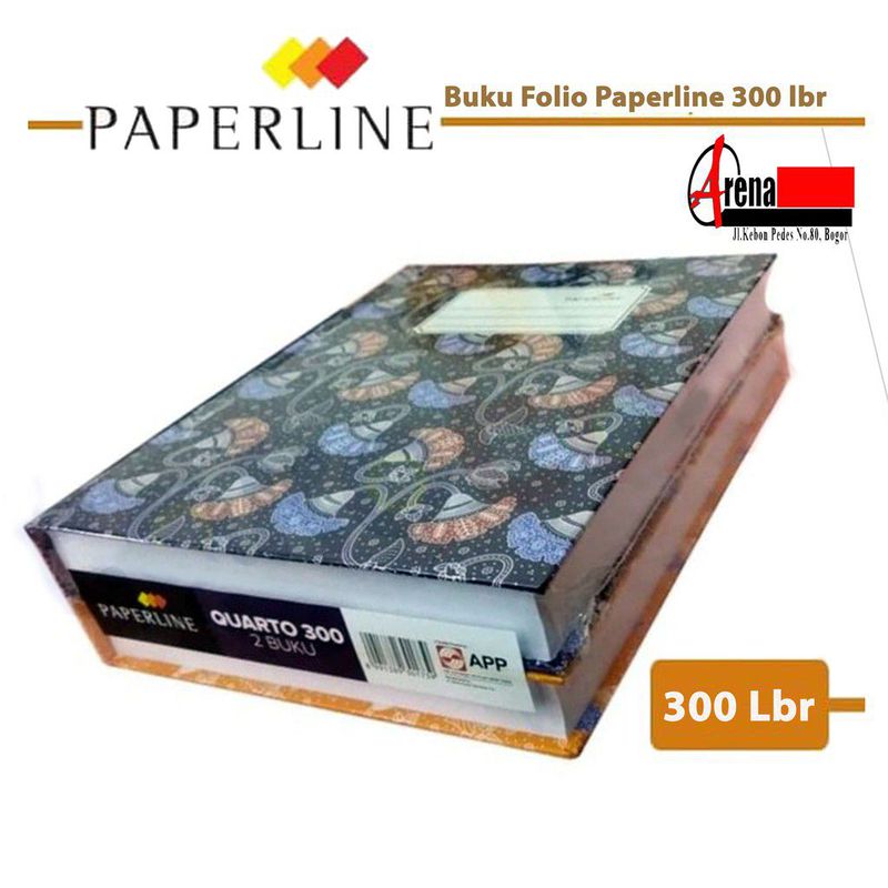 Buku album besar / Folio 300 lembar Hard PAPERLINE isi 300 Lembar