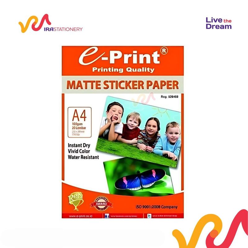 EPRINT STIKER A4 100 MATE/PK20