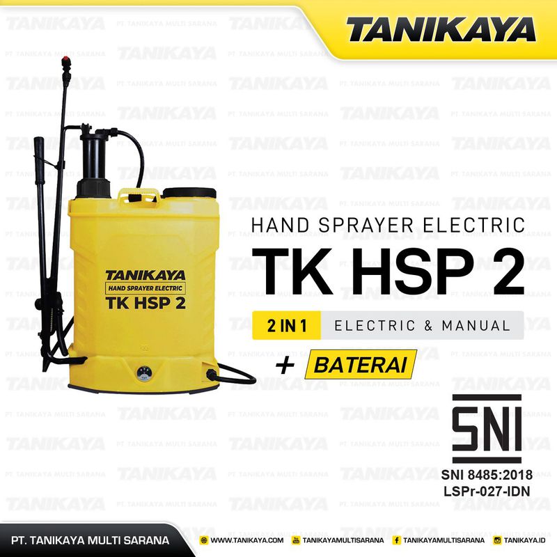 HAND SPRAYER ELECTRIC 2 IN 1 (TK HSP 2) + BATERAI
