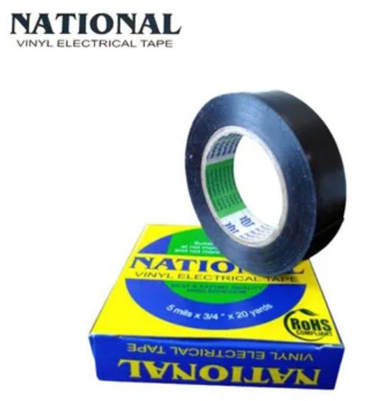Isolasi Listrik NATIONAL HITAM / Solasi Kabel Nasional Electrical Tape