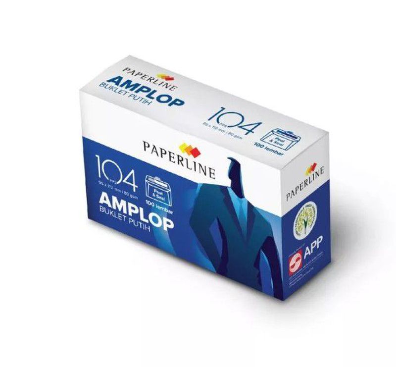 Amplop 3/4 Putih 80 Gsm Paperline