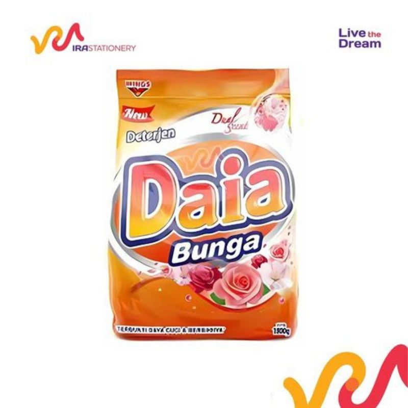DAIA DETERGEN BUNGA 1,6 KG