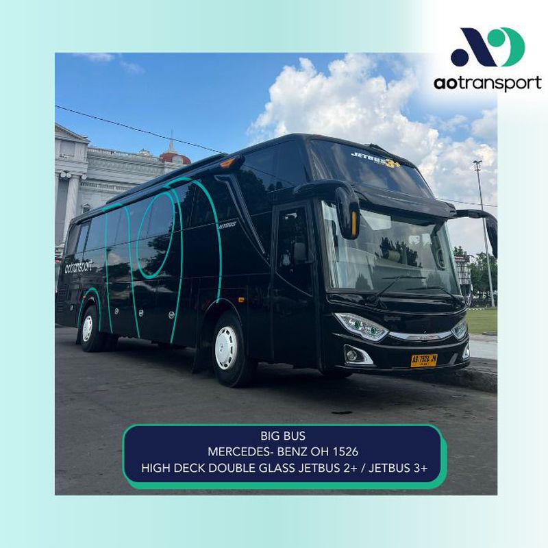 Sewa Big Bus Mercedes Benz HDD JB2+/JB3+ - Tujuan Semarang