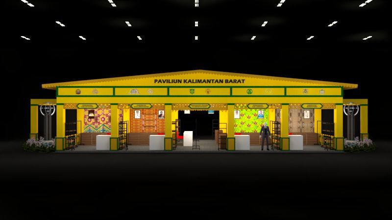 Paket Produksi Booth INACRAFT Paviliun Kalbar
