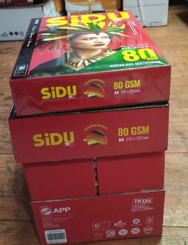 KERTAS HVS A4 SIDU 80 GR
