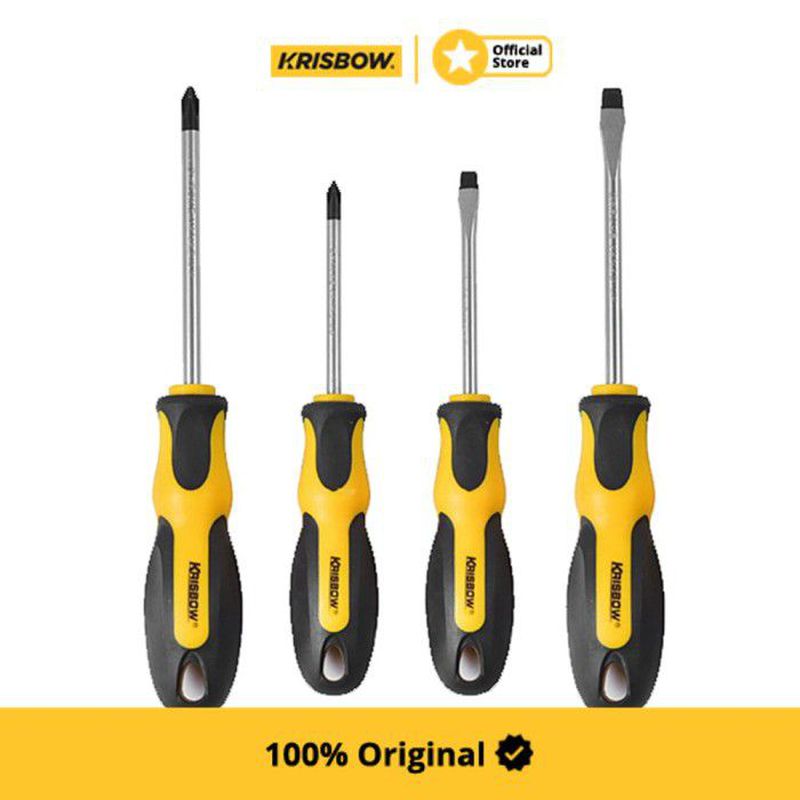 Krisbow Screwdriver Set 4 Pcs Obeng