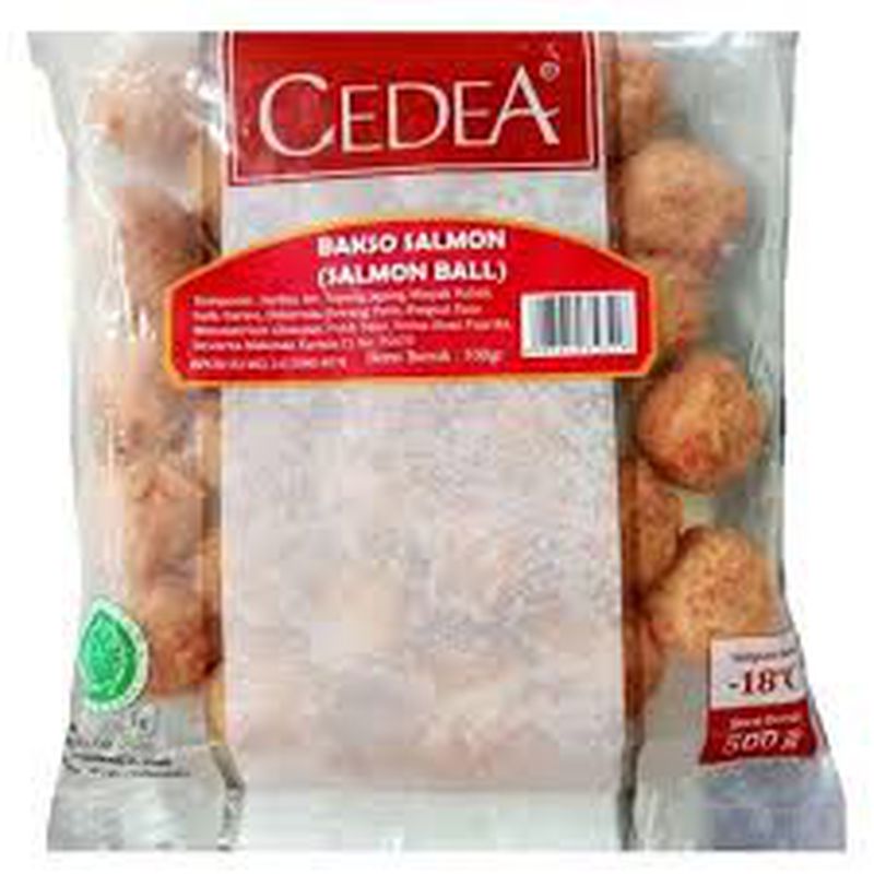 bakso salmon cedea 500gm (pack)