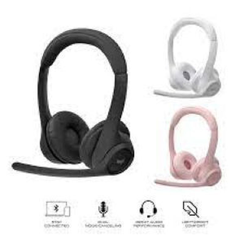Logitech Headphone Wireless Mic Dual Omni Directionalg Zone Vibe 100 ...