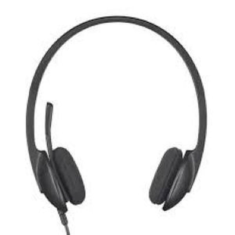 Logitech Headset Stereo USB Mic Noise Cancelling H340