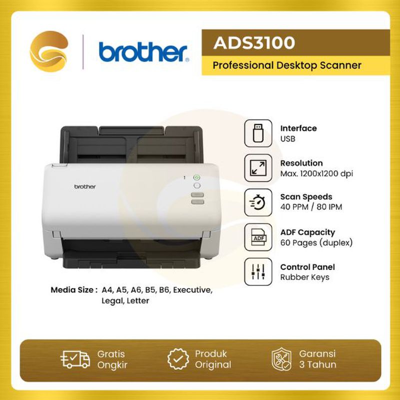 Printer Brother ADS 3100