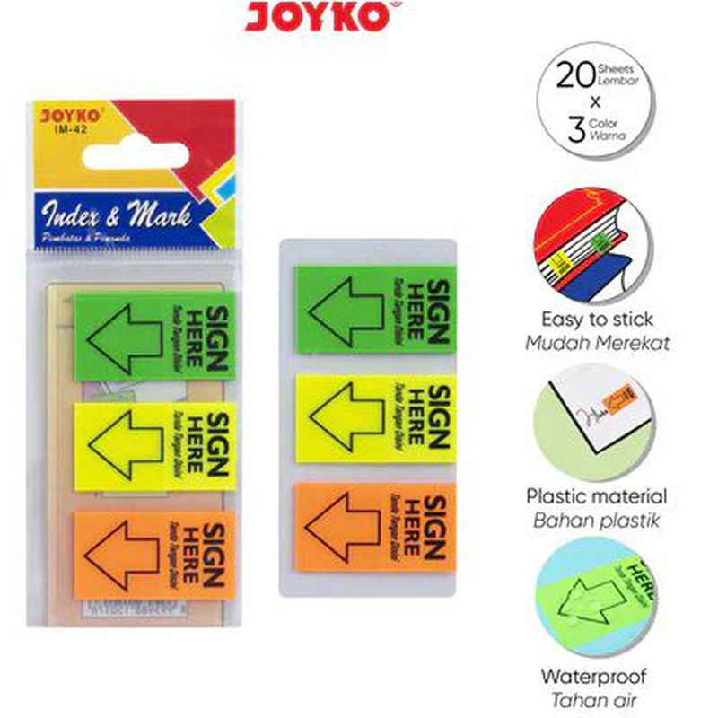 Post it Sign here Joyko