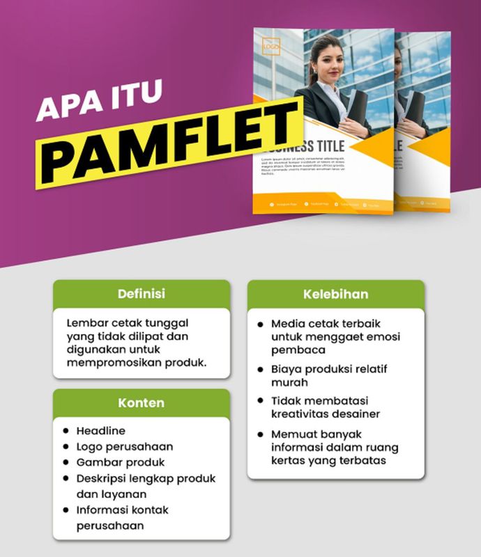jasa cetak pamflet a4/f4
