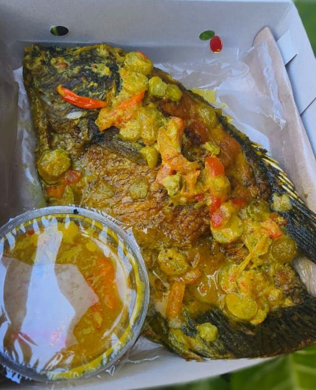 Gurami pasmol (Gurami, bumbu pasmol)