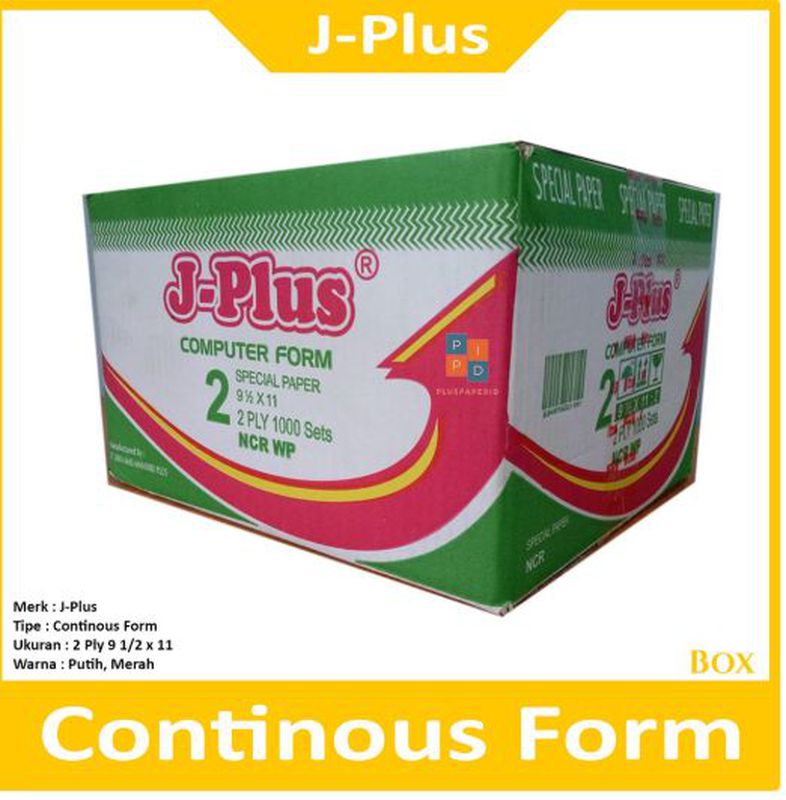 Kertas CF 9 1/2 x 11 : 2 (2 ply)