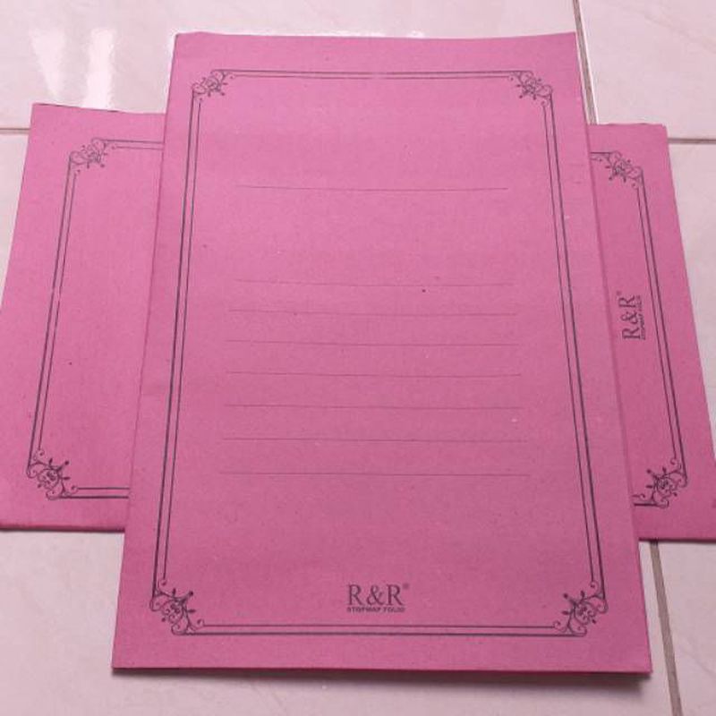 Stofmap kertas folio / Map kertas Warna MERAH