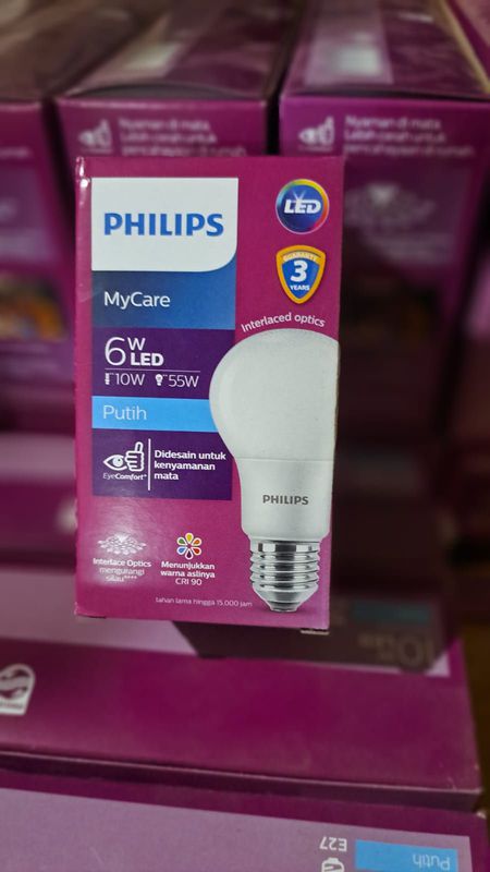 Lampu LED Philips 6W