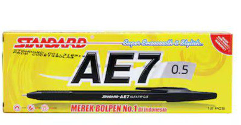 Ballpoint AE 7 Hitam CV Kharisma Persada