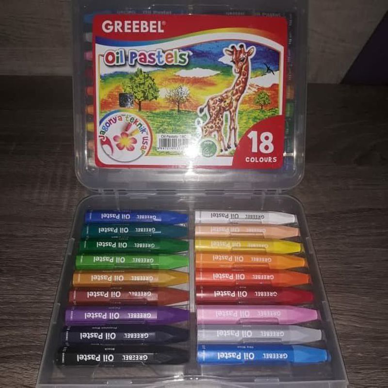 Crayon Greebel Isi 18 Warna
