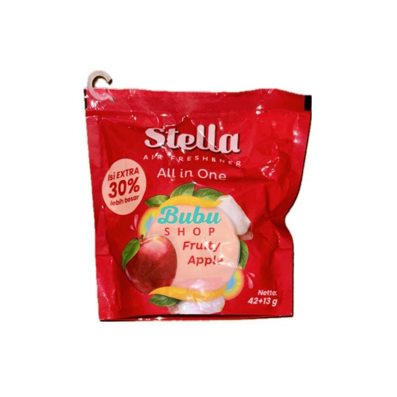 STELLA pengharum ruangan gantung 42+13gr Aroma Apel