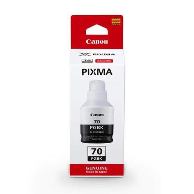 Canon Tinta Printer InkJet GI-70 PGBK Black Original