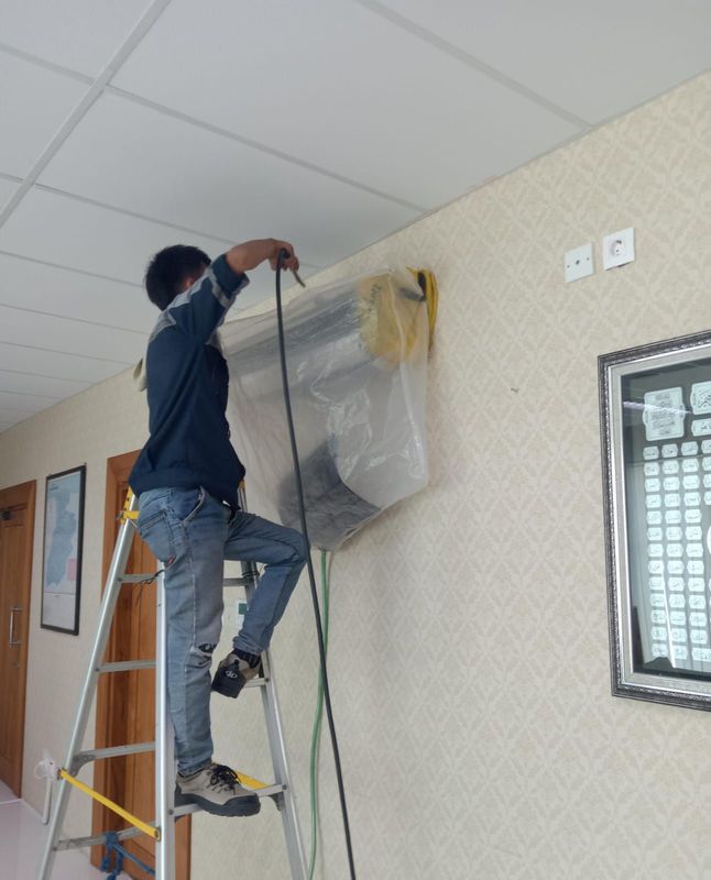 Pemeliharaan AC Multi, VRV Indoor Split Kapasitas 8 sampai 20 Pk