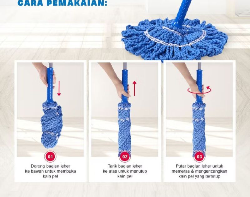 mop pel microfiber
