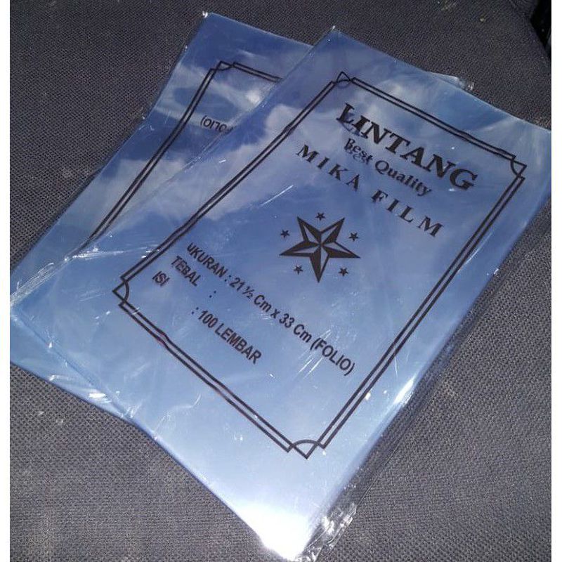 Plastik/Mika Cover Bening F4