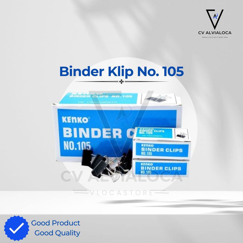 Kenko Binder Klip No.105 - 1 Pak Kecil