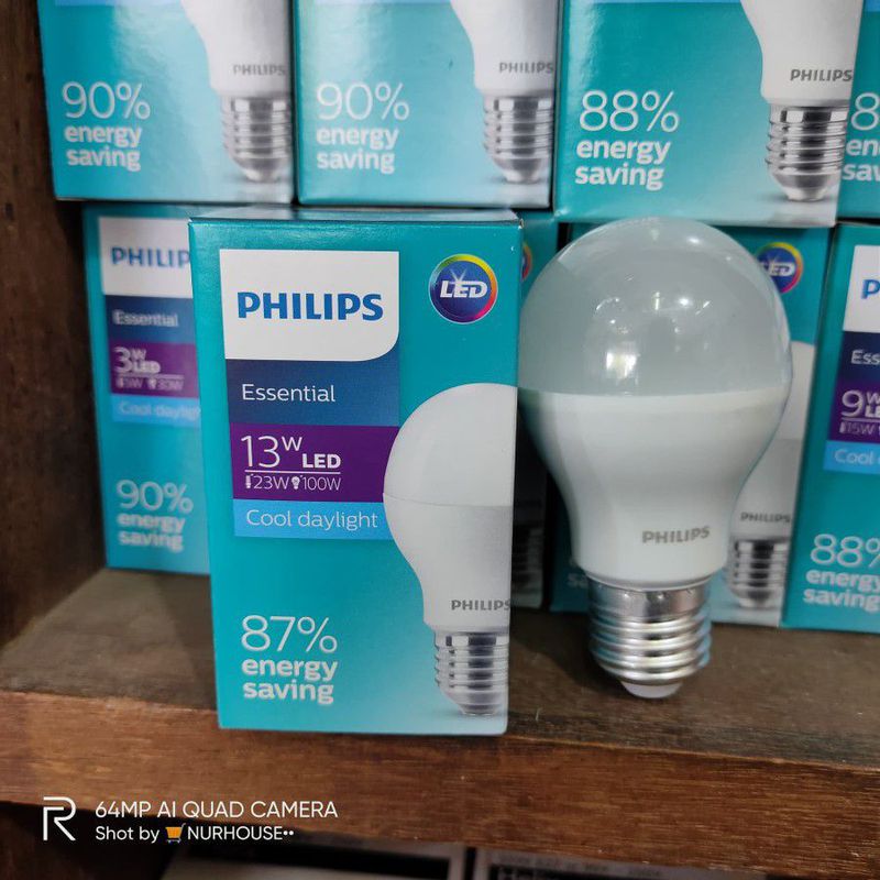 philips led 13 watt bohlam lampu led philips