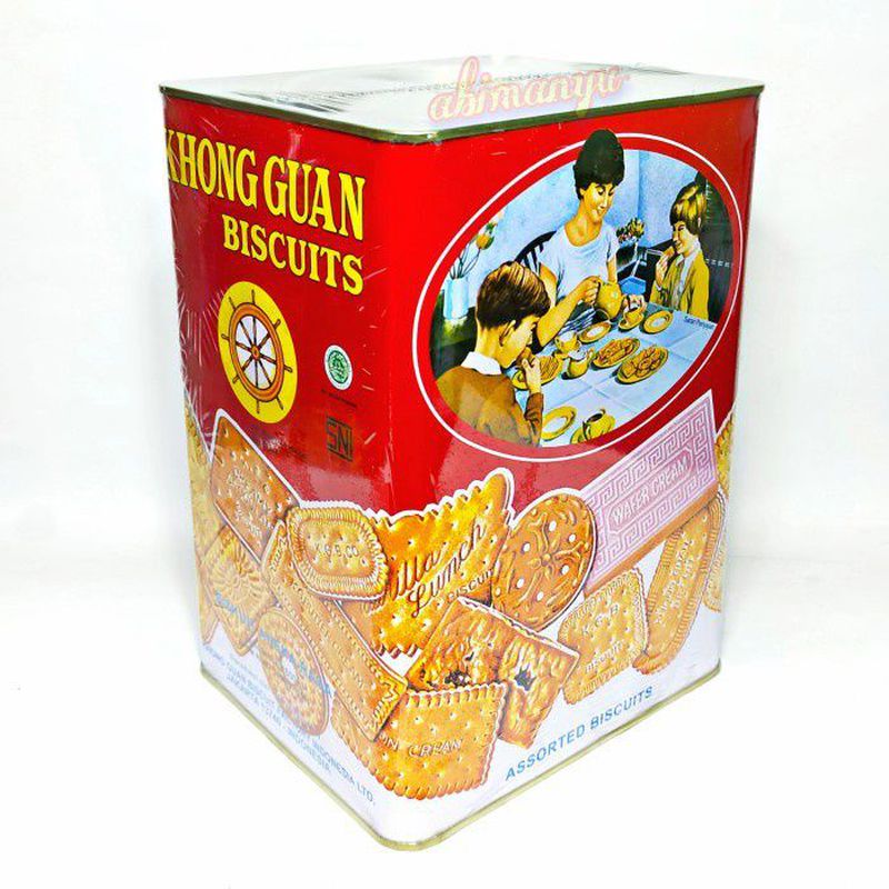 BISKUIT KHONG GUAN KALENG - Box Segi Empat