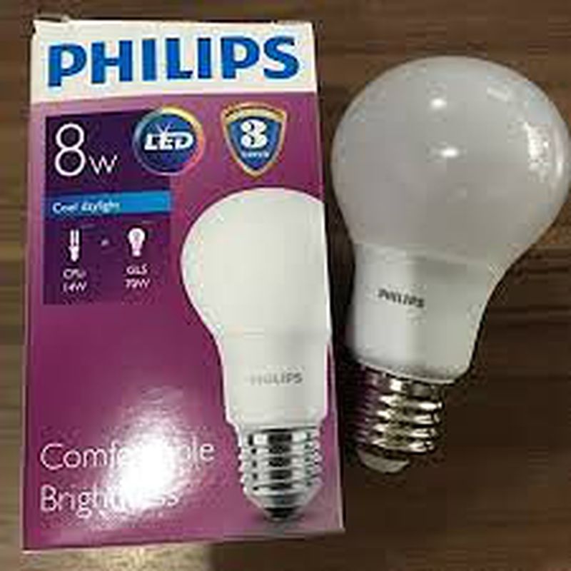 Lampu LED 8 Watt Philips Putih