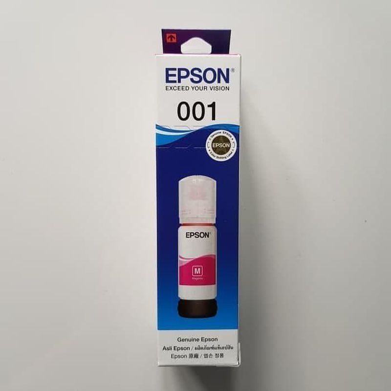 TINTA PRINTER EPSON OO1 MAGENTA