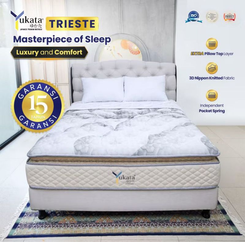 MATTRESS SPRING BED YUKATA TRIESTE 200 X 180 X 36 CM