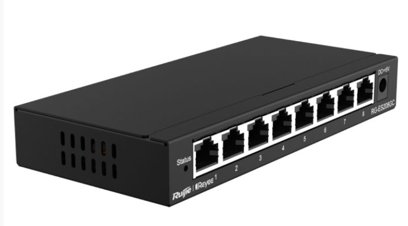Switch Hub Managed 8Port Poe
