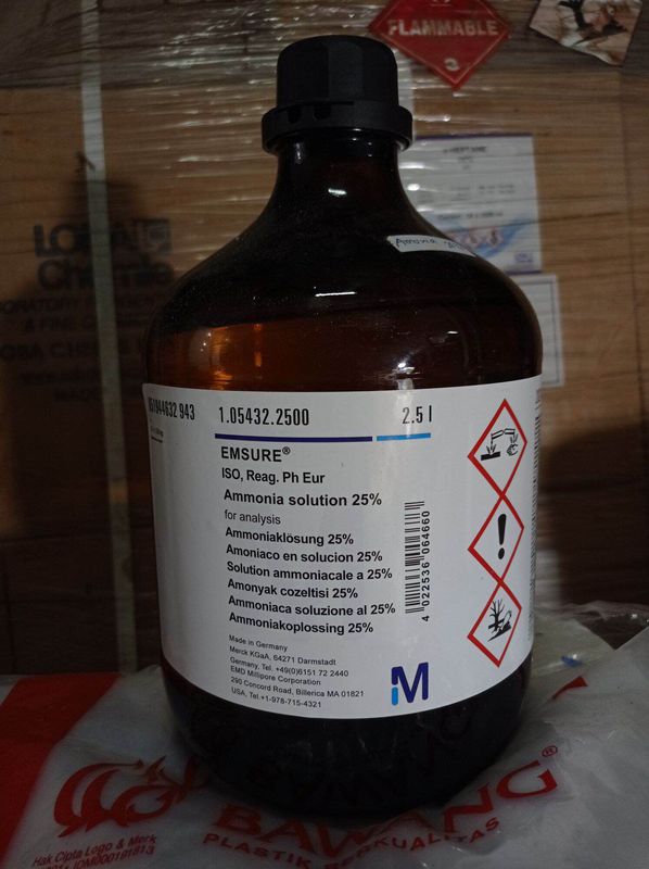 Merck 1.05432 Ammonia Solution 25% For Analysis Emsure