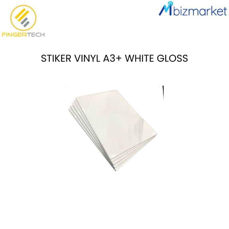 STIKER VINYL A3+ WHITE GLOSS