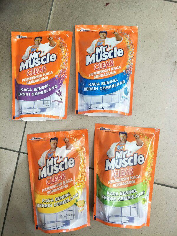 SABUN CAIRAN PEMBERSIH KACA REFILL 400 ML MR.MUSCLE