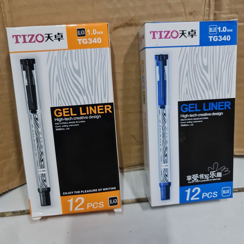 TIZO Gel Pen Pulpen TG340 1.0 mm / Pena Tanda Tangan Pulpen Gel Ink Pen ...
