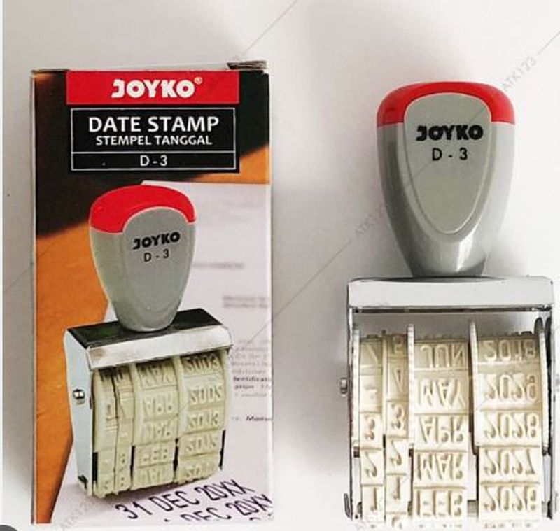 DATE STAMP STEMPEL TANGGAL D - 3 ISI 2