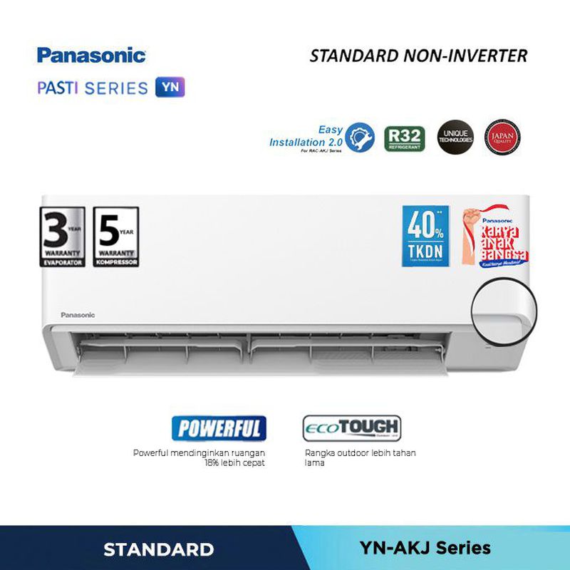 AC SPLIT STANDART 1,5PK MEREK PANASONIC, TYPE CS/CU-YN12AKJ