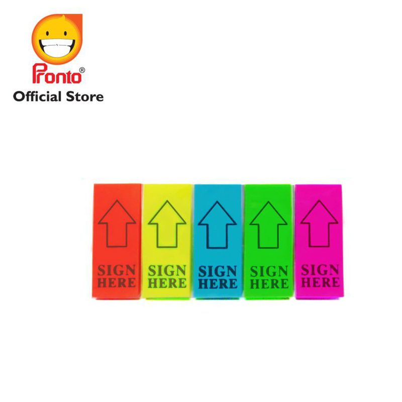 Post It Sticknotes Film Arrow Sign Here