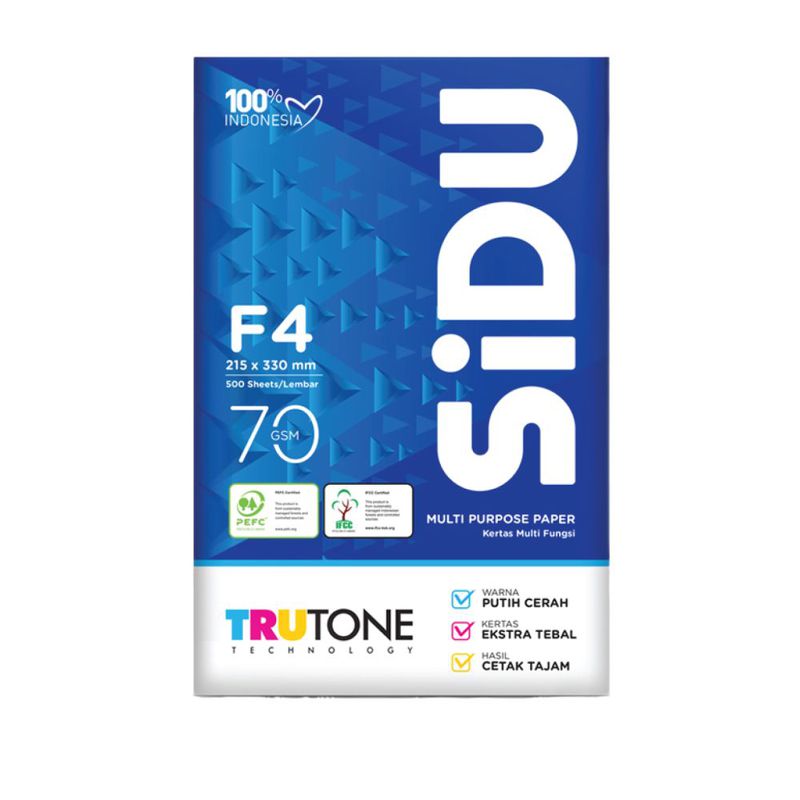 Kertas Hvs F4 Sidu 70 Gram