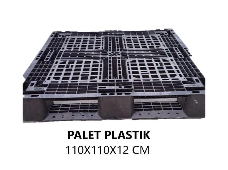 Palet Plastik Ukuran 110x110x12 Cm