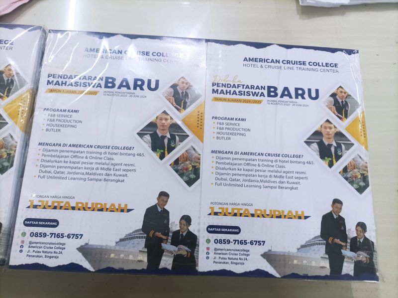 BROSUR UKURAN A5 SATU SISI